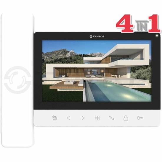 Монитор видеодомофона Tantos LOKI HD SE (White)