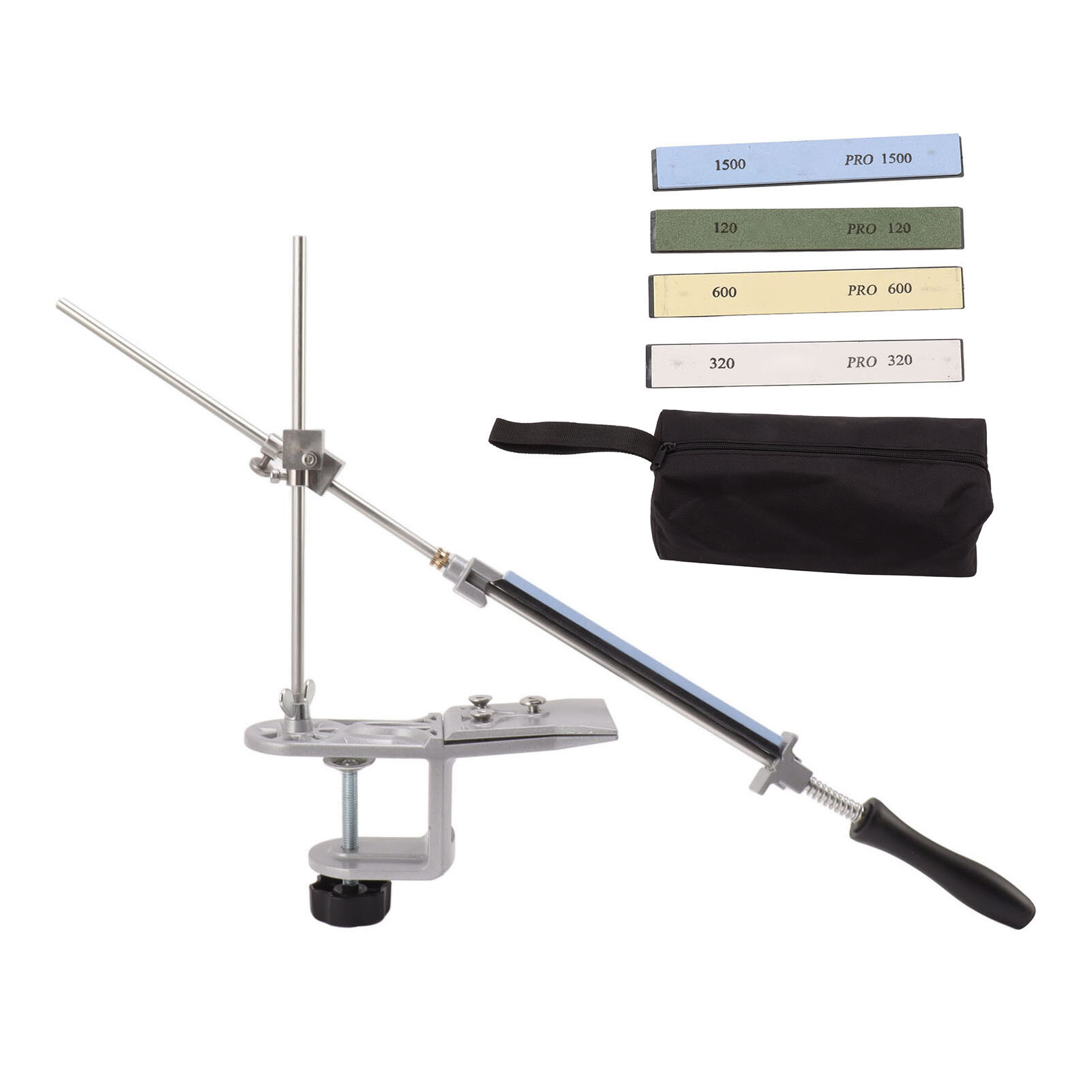 Легкая точилка для кухонных ножей RH 07, многофункциональная система заточки ножей для дома, инструмент для заточки зажимных ножей, полировка тупых ножей