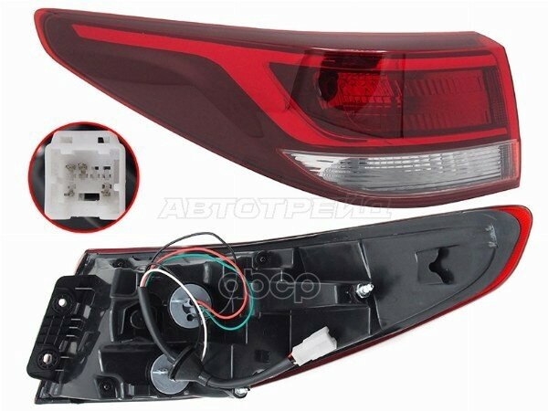 Фонарь задний Kia Rio 20-22 / Solaris KRS 24- (Слева) Sat арт. ST-223-19R8L