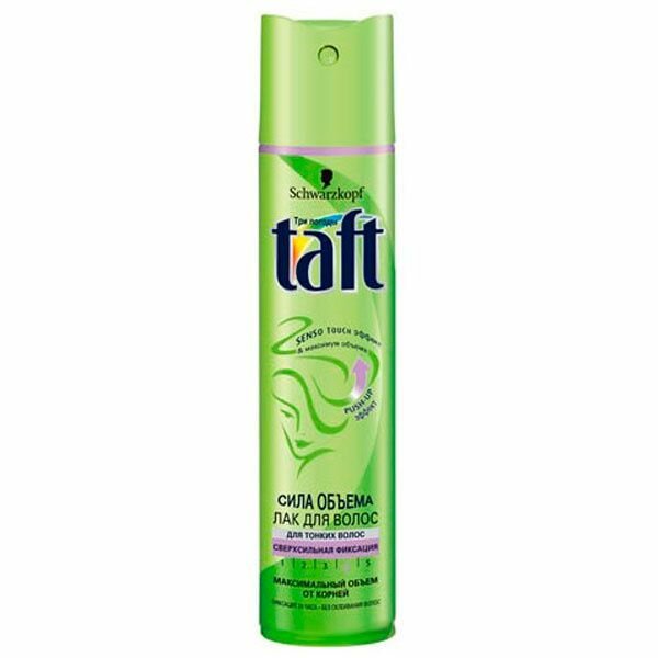Лак для волос Taft "Преумножение объема", сверхсильная фиксация, 350 мл