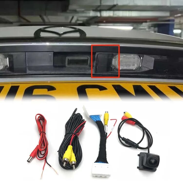 Автоматическая камера заднего вида VKAUTO для Mazda 6 Atenza GJ GL седан 2015 ~ Sedan Reversed Hole