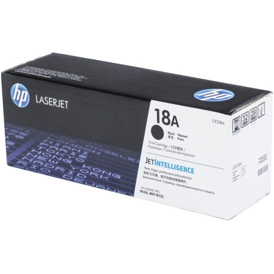 HP 18A CF218A Black для M132fw