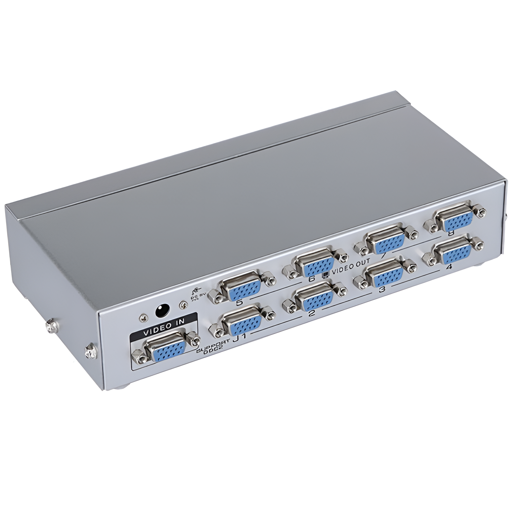 Разветвитель VGA-сигнала для мониторов INVIN DK2508 1X8, 250 MHz