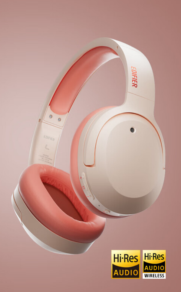 Беспроводные наушники Edifier W820NB Dual Gold Label Edition, цвет Orange