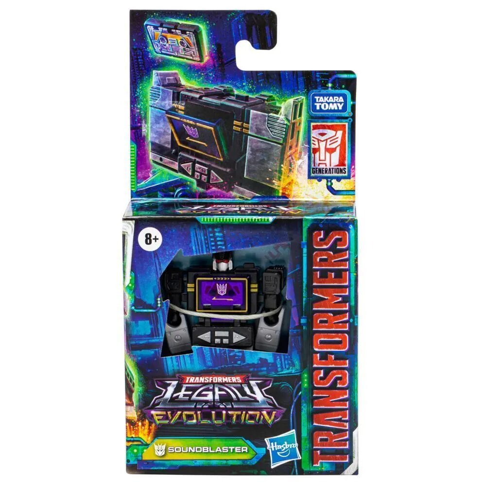 Трансформеры игрушки Hasbro Transformers Legacy Evolution Core Class Soundblaster (8.9cm) F7176