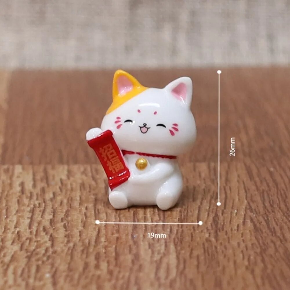 Мини-фигурки котов из смолы