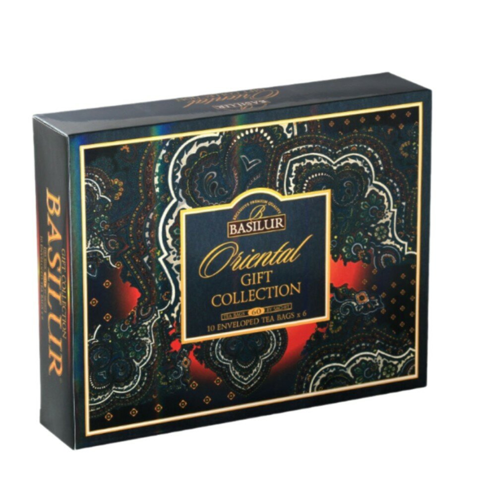 Чай Базилур Восточная Коллекция ассорти 60 пакетиков