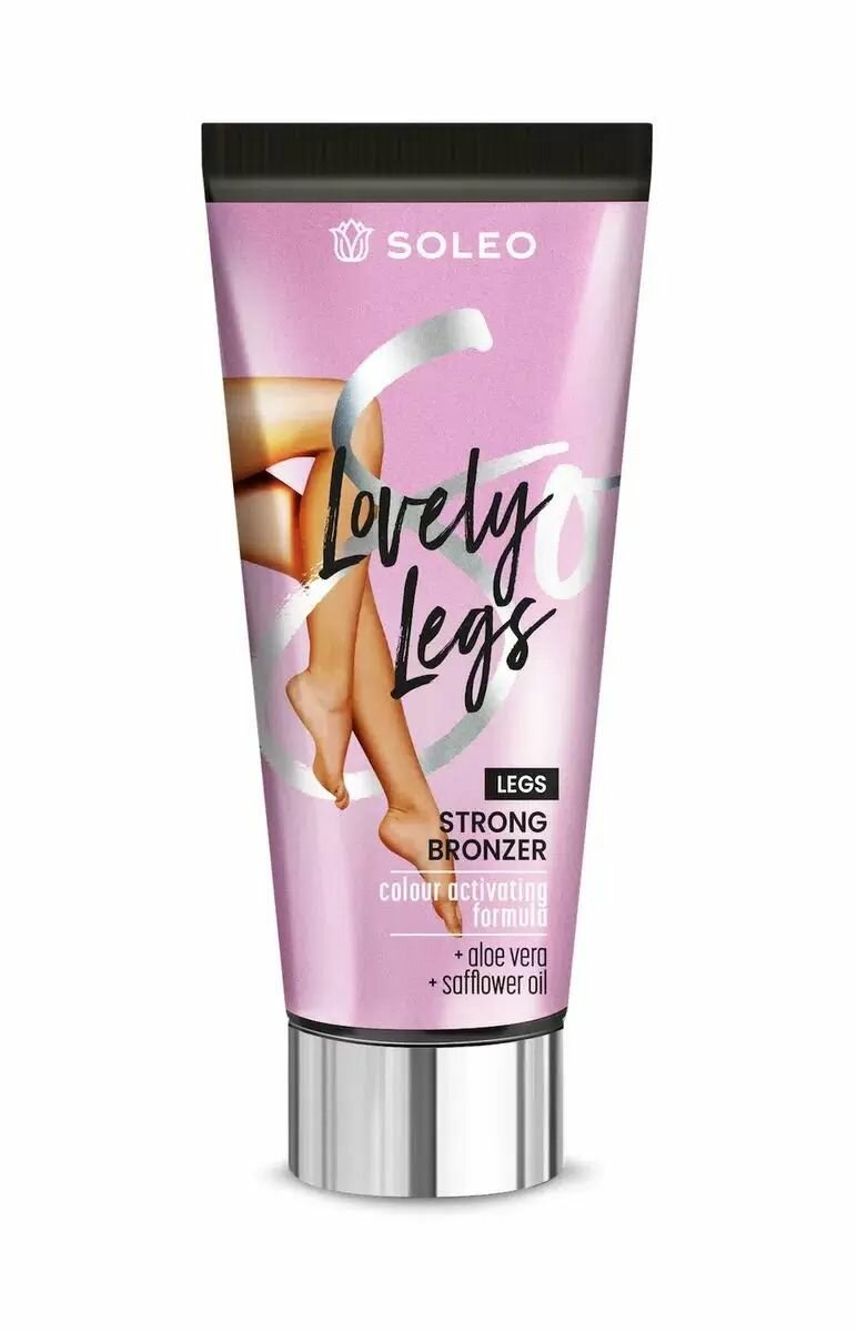 Сильный бронзатор для загара ног Soleo Lovely Legs Strong Bronzer 135 мл