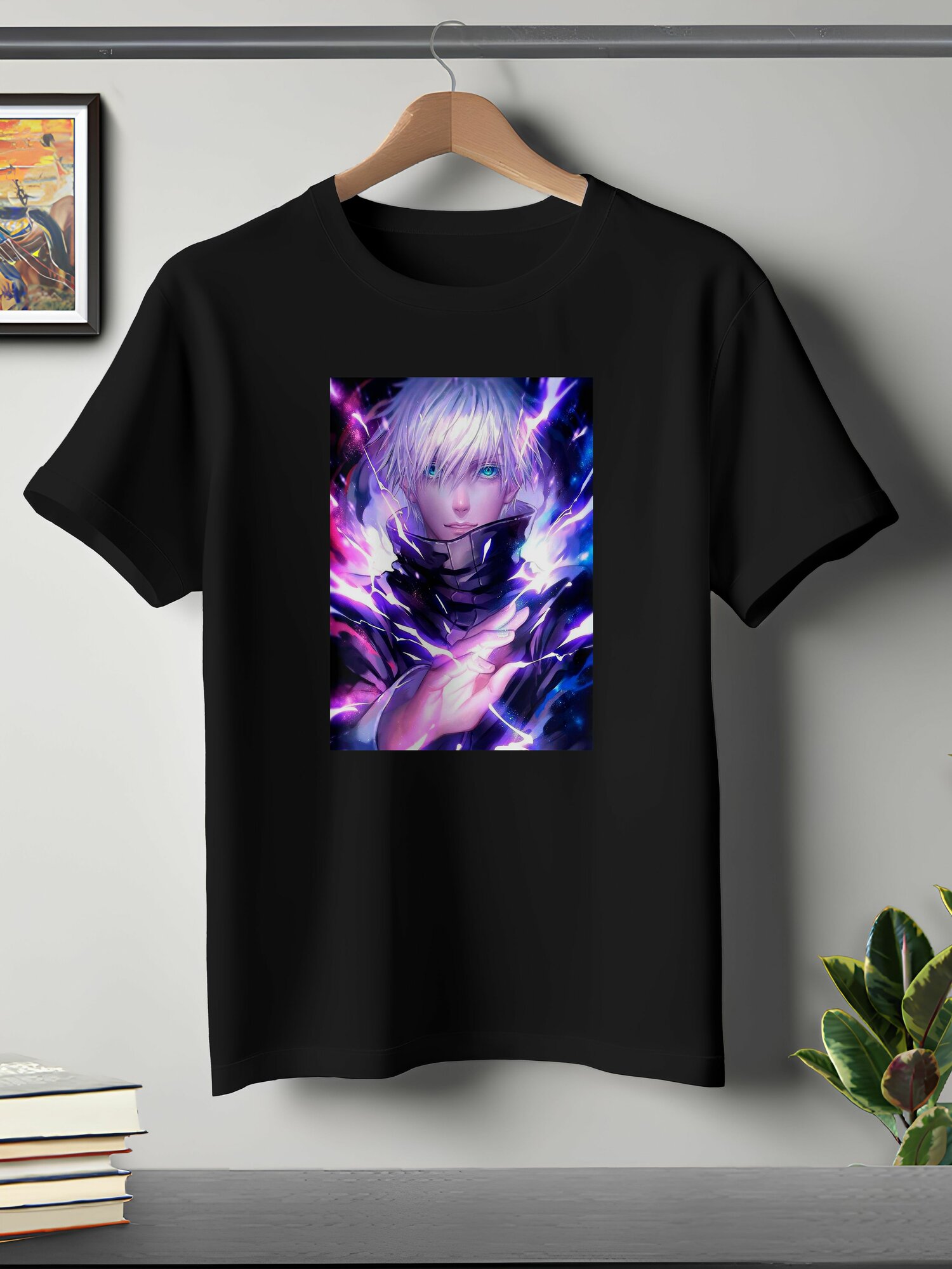 Футболка  Детская ONEQ 152 (12-13) размер с принтом Jujutsu Kaisen, черная