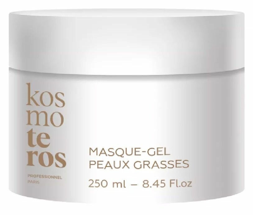 KOSMOTEROS Гель-маска для размягчения комедонов перед чисткой жирной и проблемной кожи лица Холодное Гидрирование, 250 мл