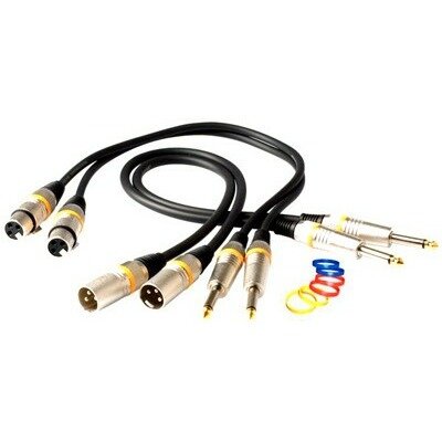 Кабель аудио 1xJack - 1xXLR Rockcable RCL30381 D6 M 1.0m