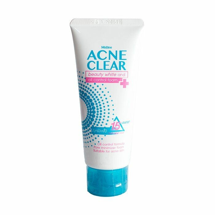 Пенка для умывания Mistine против акне и угрей для жирной кожи 85г