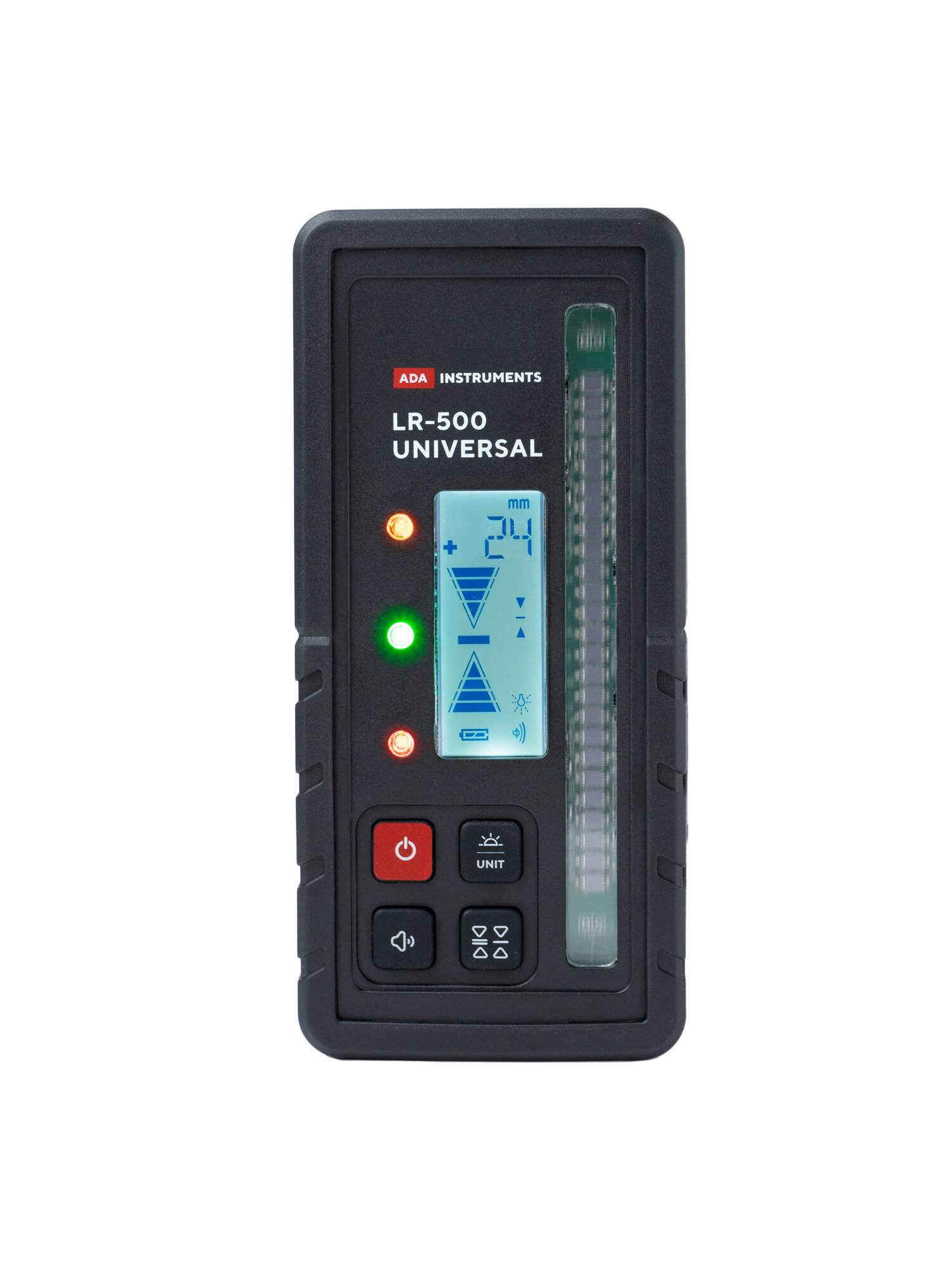 Универсальный приемник лазерного луча для ротационных нивелиров ADA LR-500 R/G (для зеленого и красного луча)