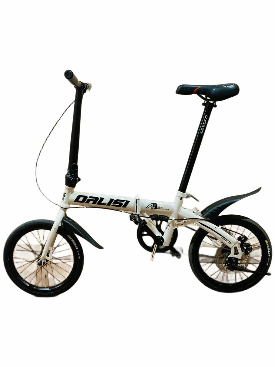 Складной велосипед CNC BIKES 16", 1 скорость, 8,65кг, цвет белый