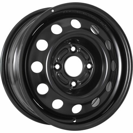Колесный штампованный диск Евразиа тапо 64E45H Евразиа тапо R15x6 4x114.3 ET45 CB67 Black