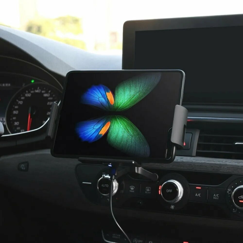 Автомобильная подставка для беспроводной быстрой зарядки Qi (QI Wireless Fast Charge)для Samsung Galaxy Z Fold3 4-maliang