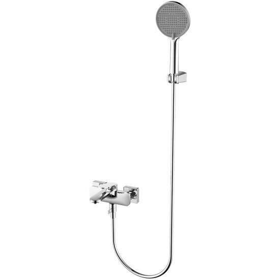Смеситель для ванны Aquame AQM6712CR Imola с душевым набором, ?120 мм, 3 режима, Хром