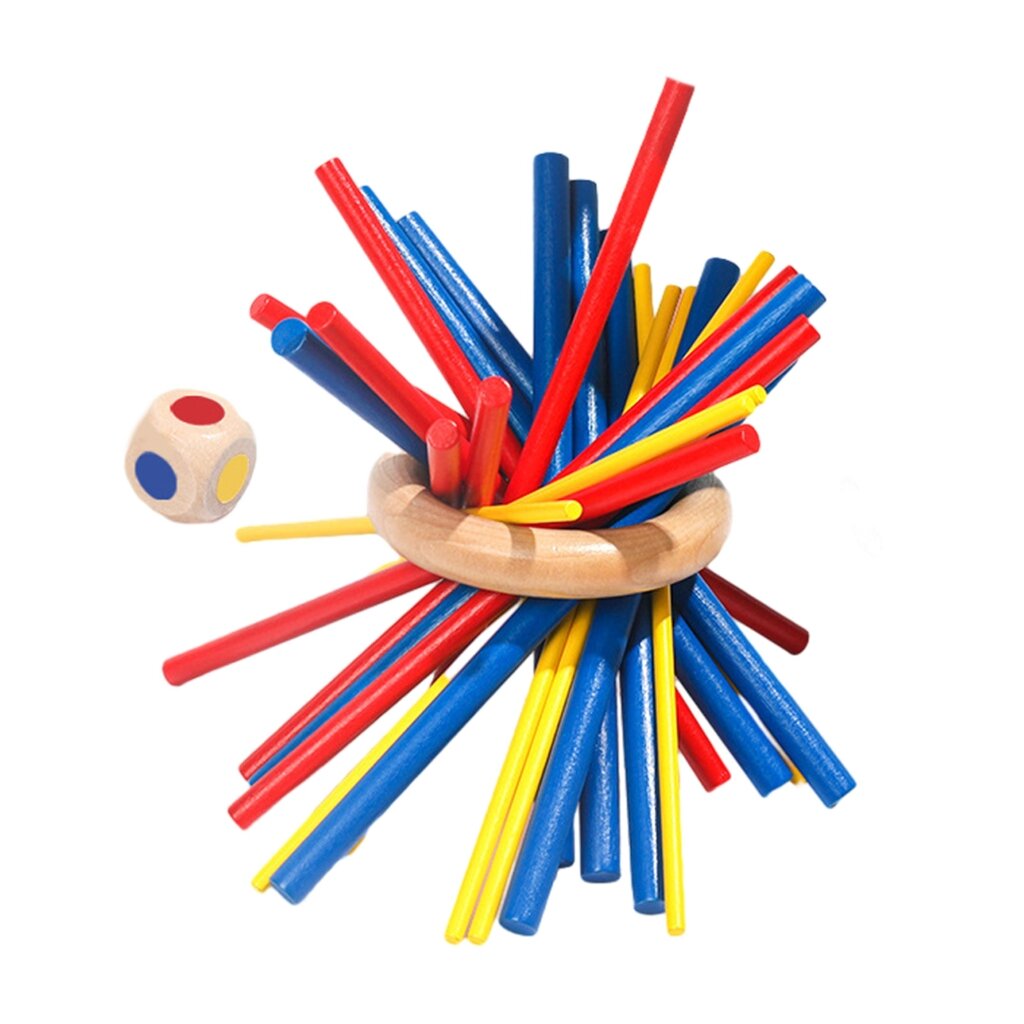 Забавные игрушки, Палочки для сборки, настольная игра, детские игровые палочки - бамбуковые палочки, 1 набор