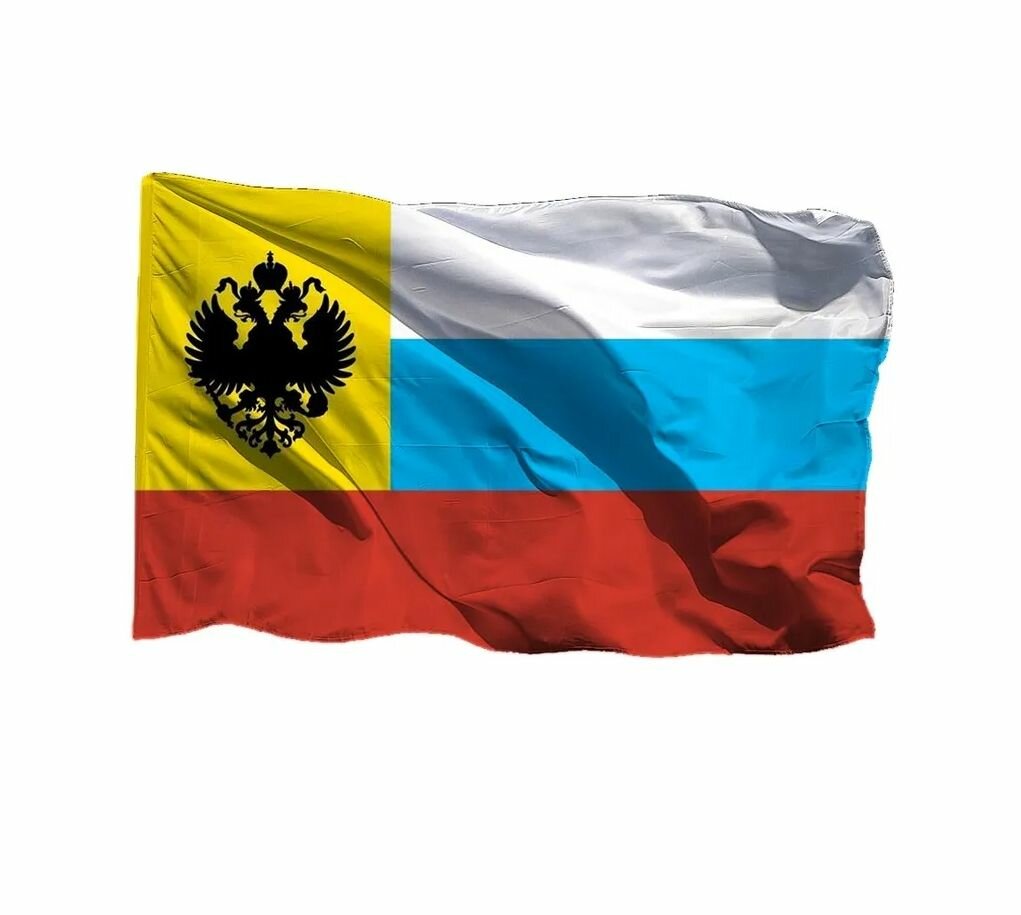 Флаг Роман Юнеман Общество. Будущее (1:2 пропорция), 100х200 см на сетке для флагштока