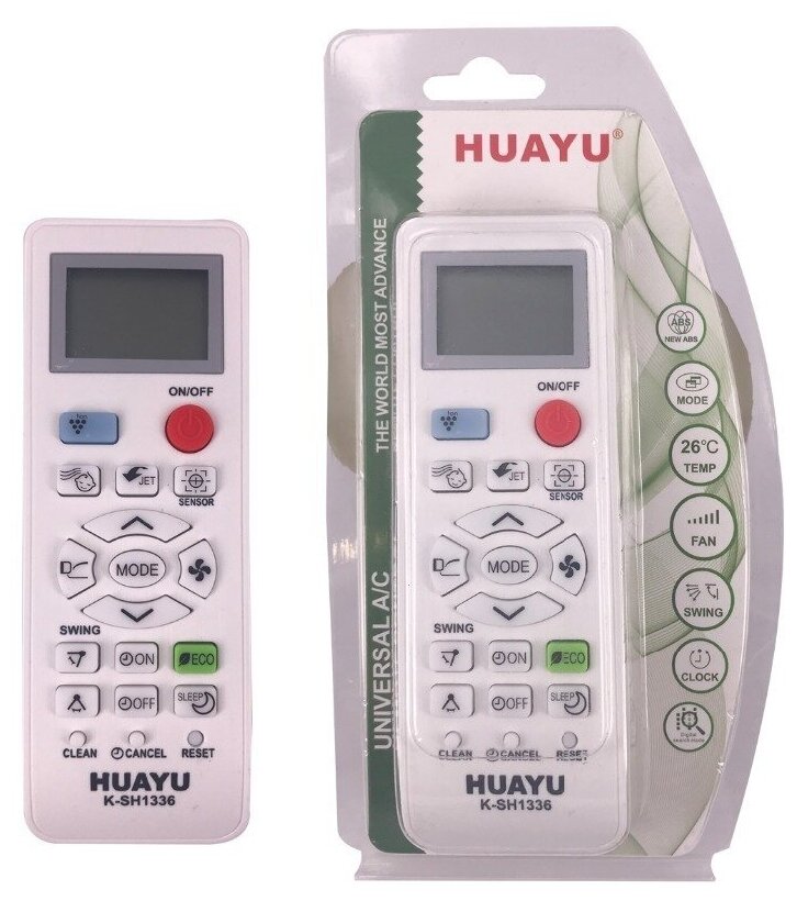 Пульт Huayu K-SH1336 для кондиционеров SHARP, универсальный.