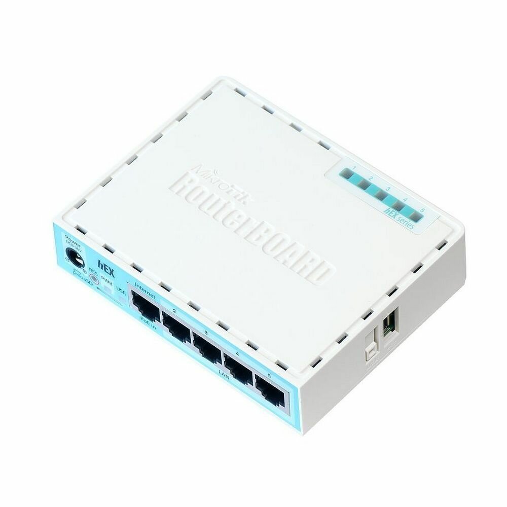 Wi-Fi роутер MikroTik hEX RB750GR3