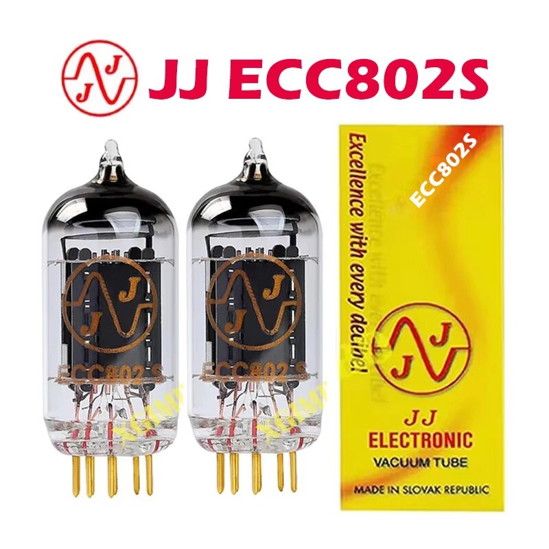 JJ ECC802S ламповый комплект для усилителя 2PCS ECC802S