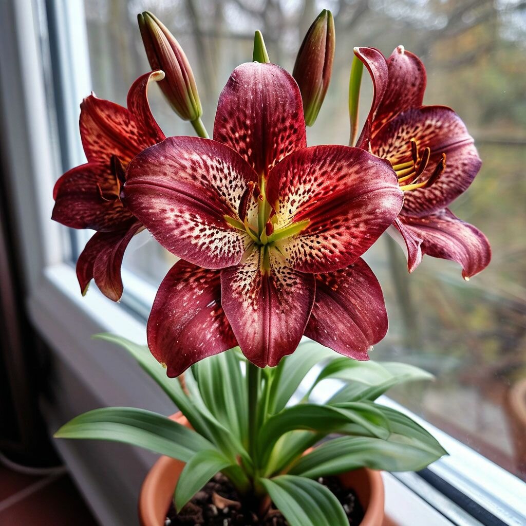 Лилия горшечная, семена для комнатного выращивания