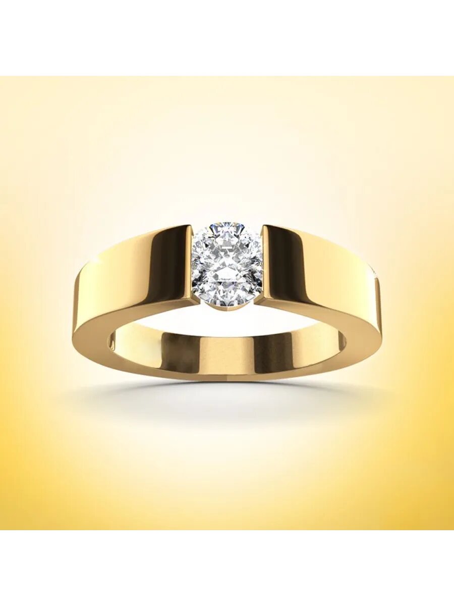 Кольцо, фианит, кристалл, циркон