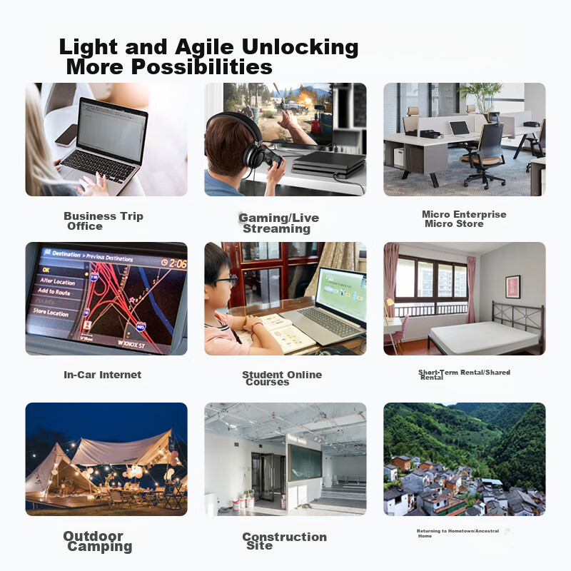 China Unicom China Unicom Portable WiFi Mobile Wireless WiFi 6 SIM-Free Portable 4G Router Car-Mounted Unlimited Internet Access Travel Companion Nationwide 2025 Model U10