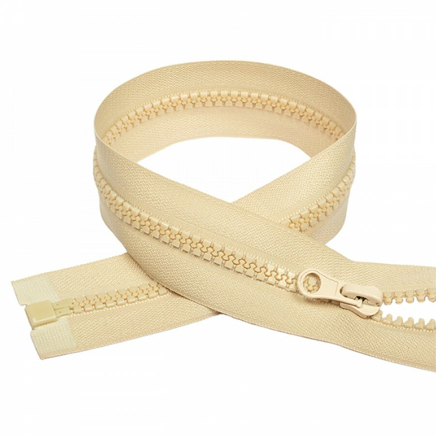 Молния MaxZipper трактор N5 1 замок, 70см, цв. F307 натуральный уп.10шт