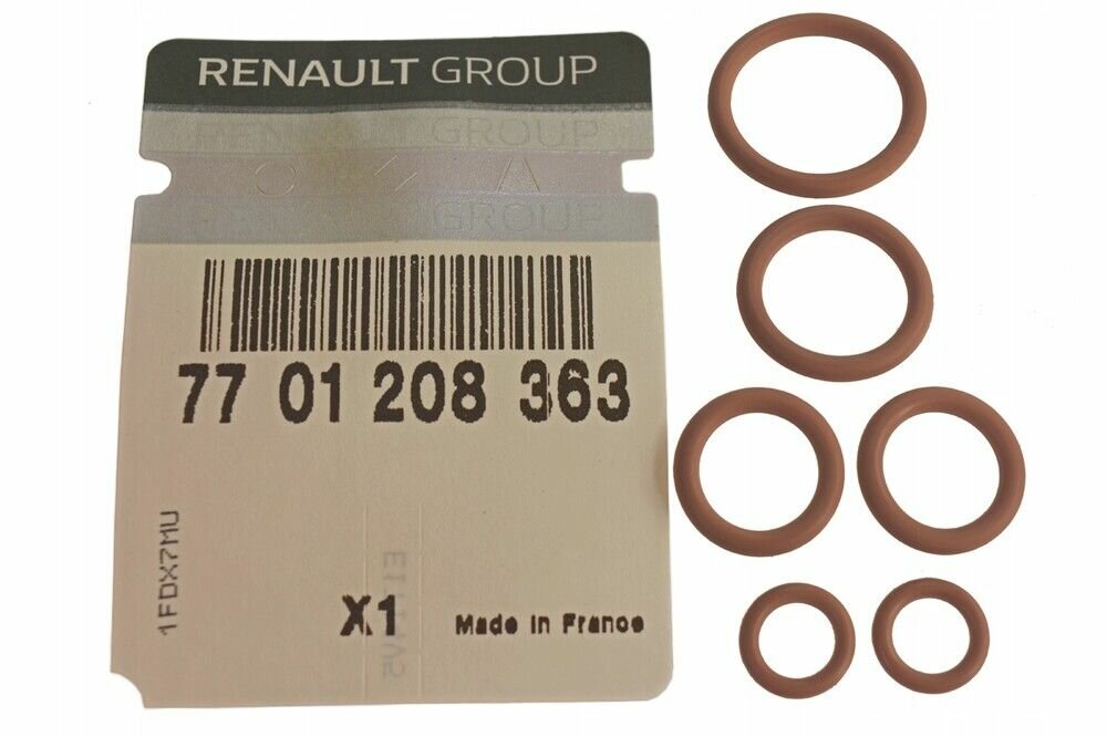 Уплотнительное кольцо кондиционера RENAULT 7701208363 (комплект 6шт)