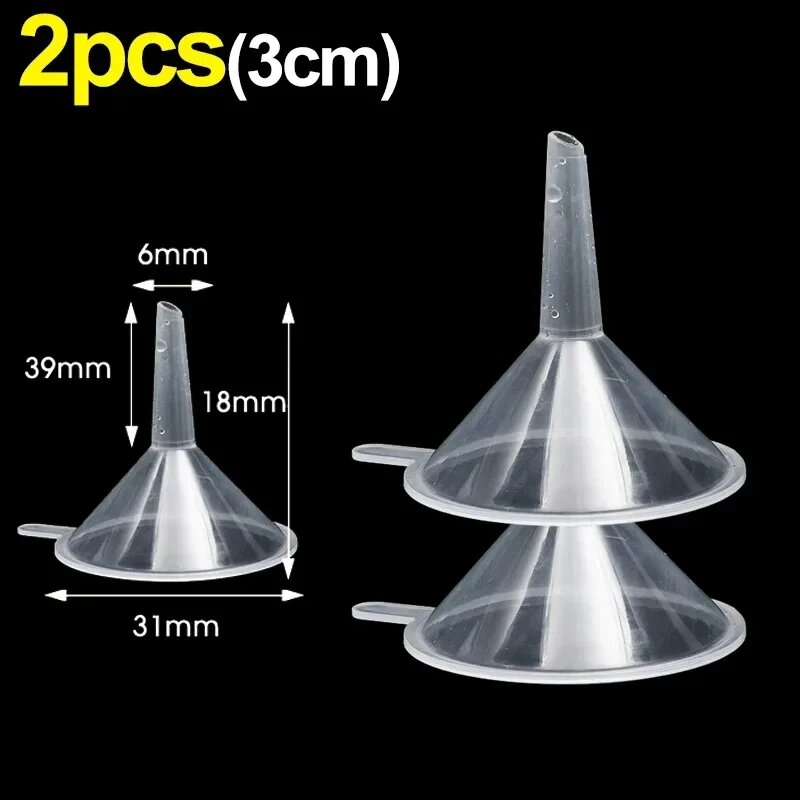 Прозрачные воронки 3/5 см, набор из 2 штук 3CM-2pcs