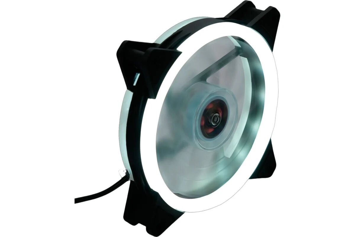 Вентилятор Gembird D12025S12L-W черный 120мм 20,5db 3-pin