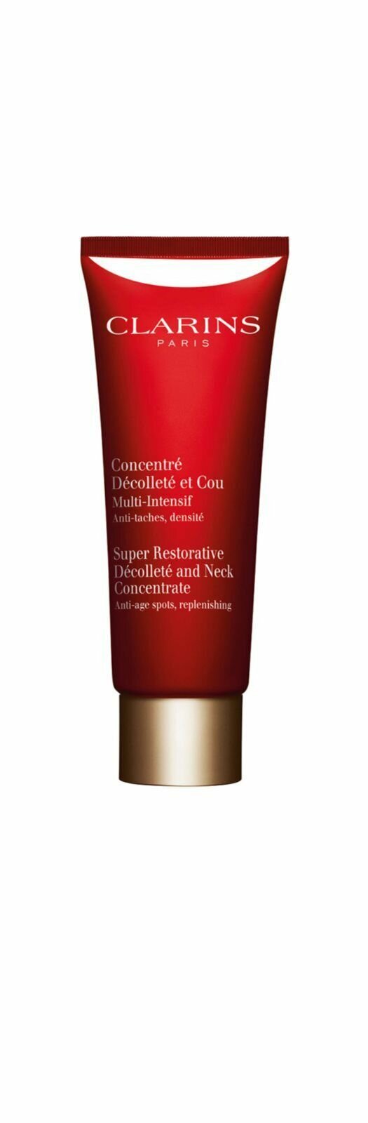 Clarins антивозрастной укрепляющий крем для шеи и декольте Super Restorative D collet and Neck Concentrate 75 ml