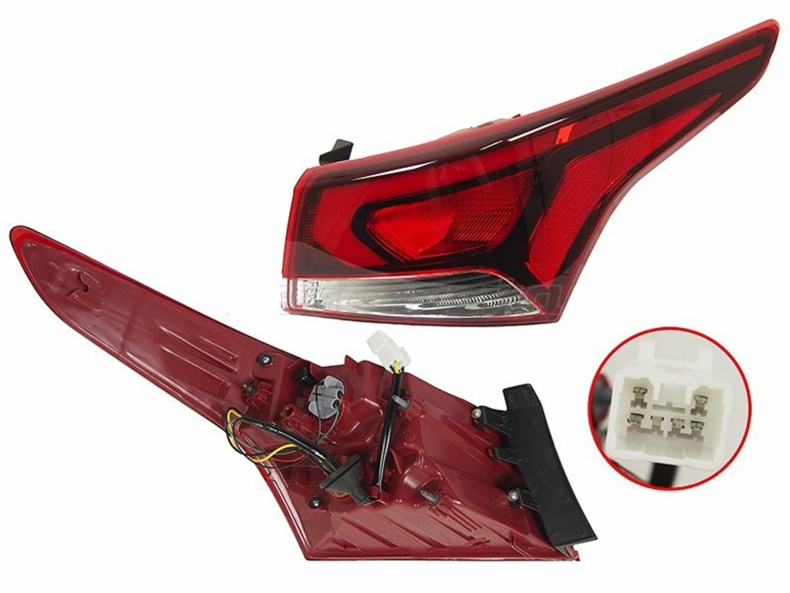 Фонарь задний HYUNDAI SOLARIS 17- RH LED