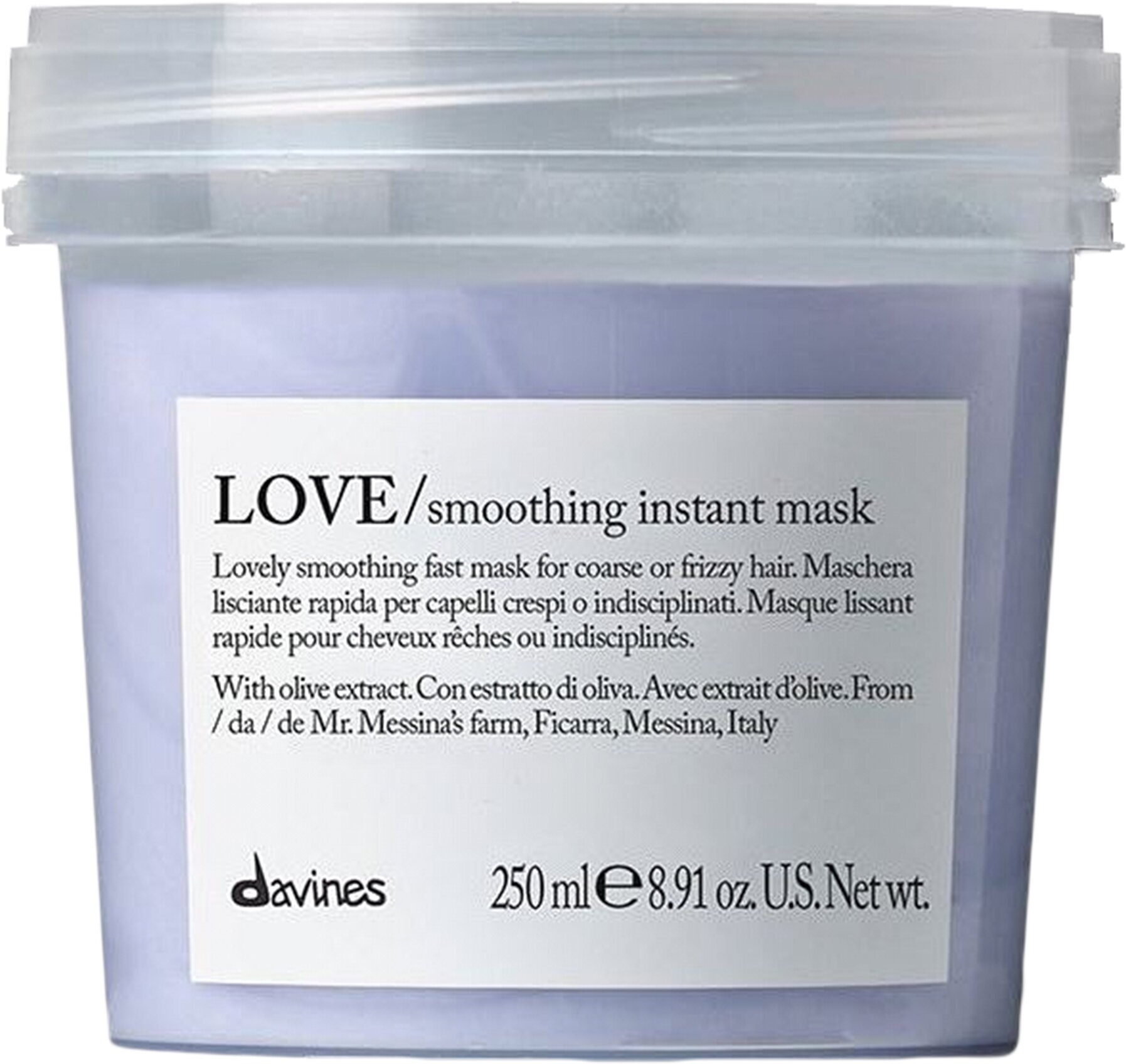 Davines Маска для разглаживания завитка /Love smoothing instant mask 250ml 250 мл