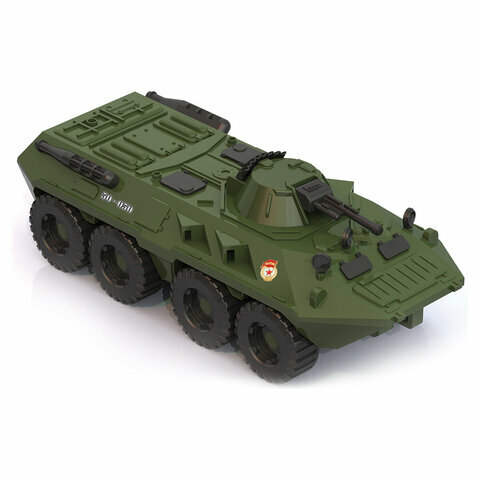 Военная машина игрушечная бронетранспортер "Комбат", пластик, 31,5x12,5x10,5 см, нордпласт, 50