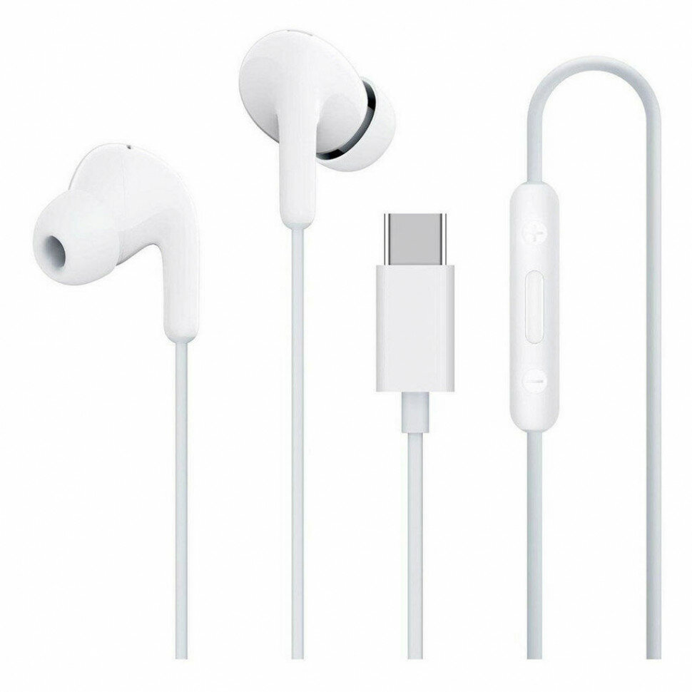 Проводные наушники Xiaomi Type-C Earphones (BHR8931GL) белый