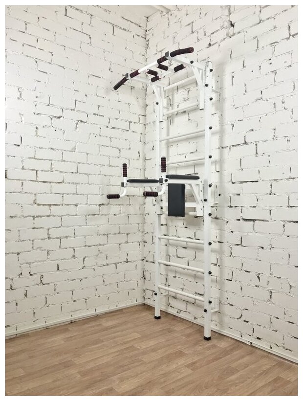 Усиленная шведская стенка "светофор К-1 lite" белый