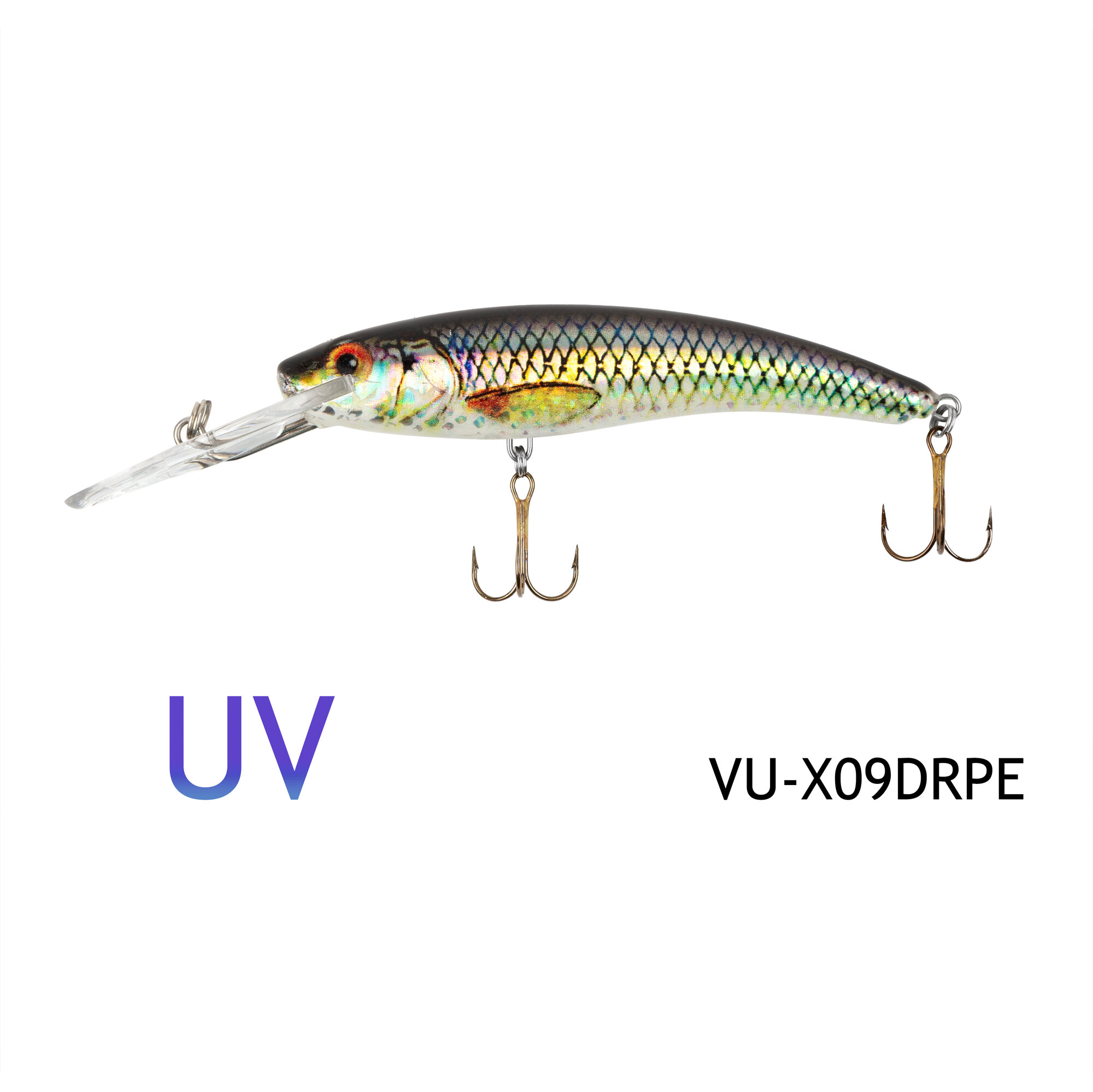 Воблер Jaxon Diver UV 9, плавающий, оригинал, 90 мм, 12 гр, 3-5 м, цвет #DRPE