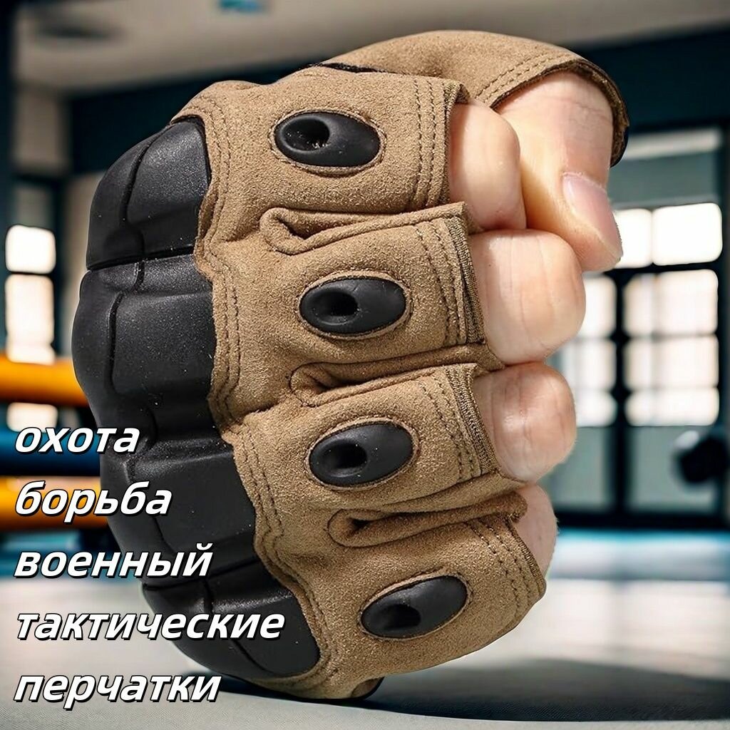 Перчатки  для мужчин и женщин, размер L, зеленый — фото 1
