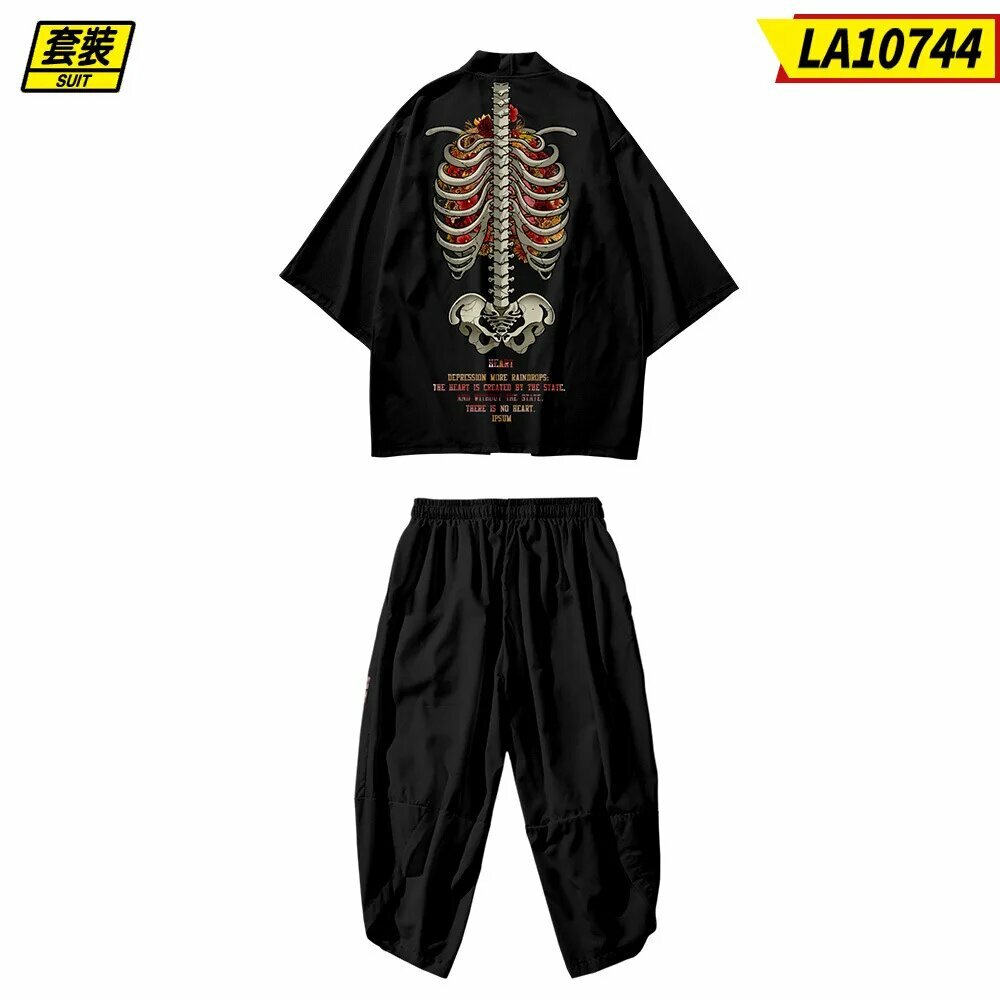 Мужской костюм самурая Хаори Оби полиэстер XS-6XL XXXL, suit 14