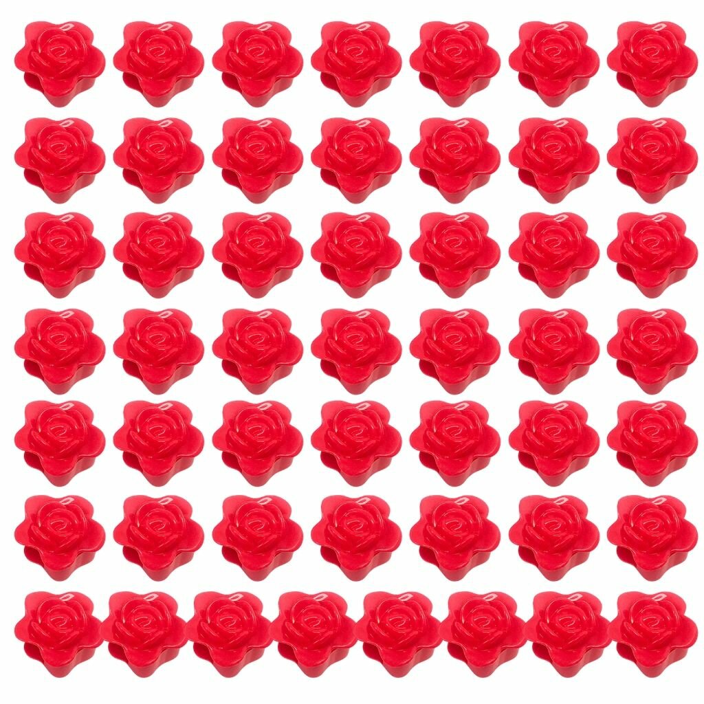 50 шт, подставка для цветов rose green-роза зеленая, укроп красный