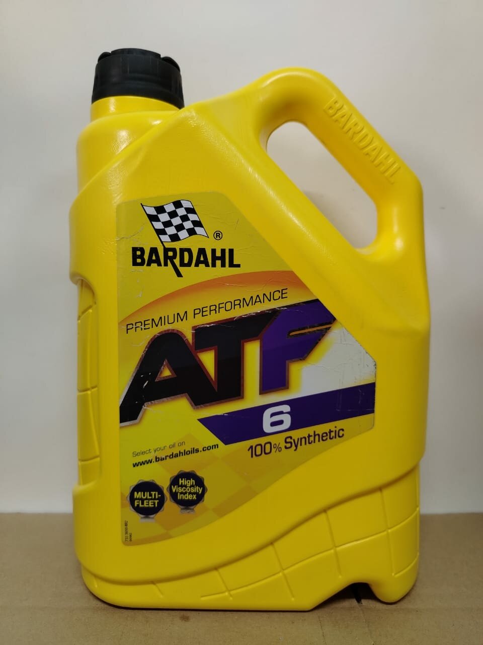 Масло трансмиссионное синтетическое Bardahl ATF VI, 5л, арт. 36593