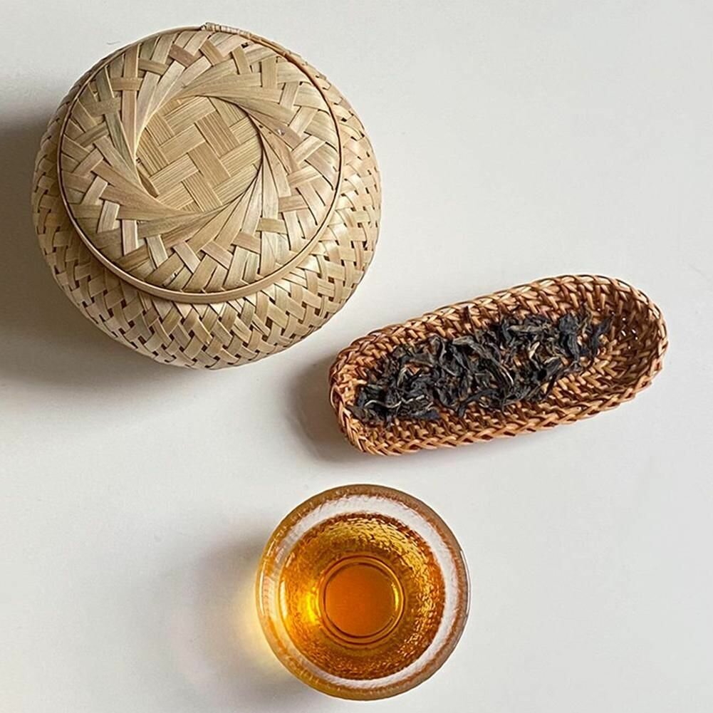 Бамбуковая банка для чая, коробка для чая