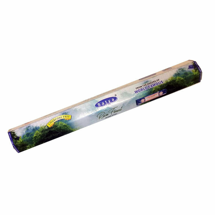 RAIN FOREST, Satya (Благовония тропический ЛЕС, Сатья), шестигранник, 20 палочек.