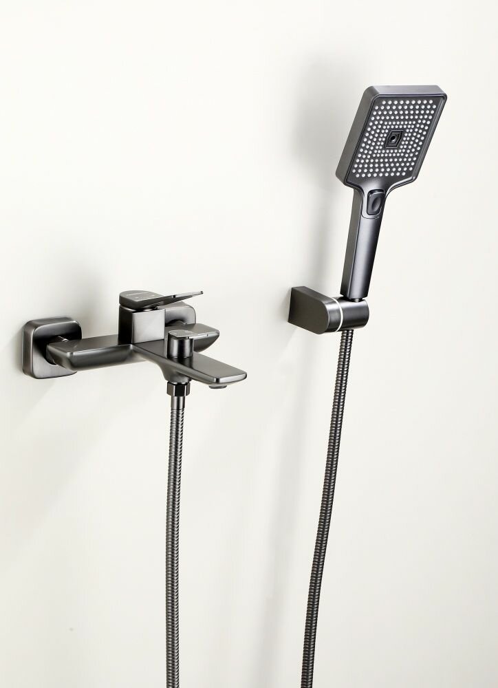 30099-P Смеситель для ванны (графит) Hansen PRO