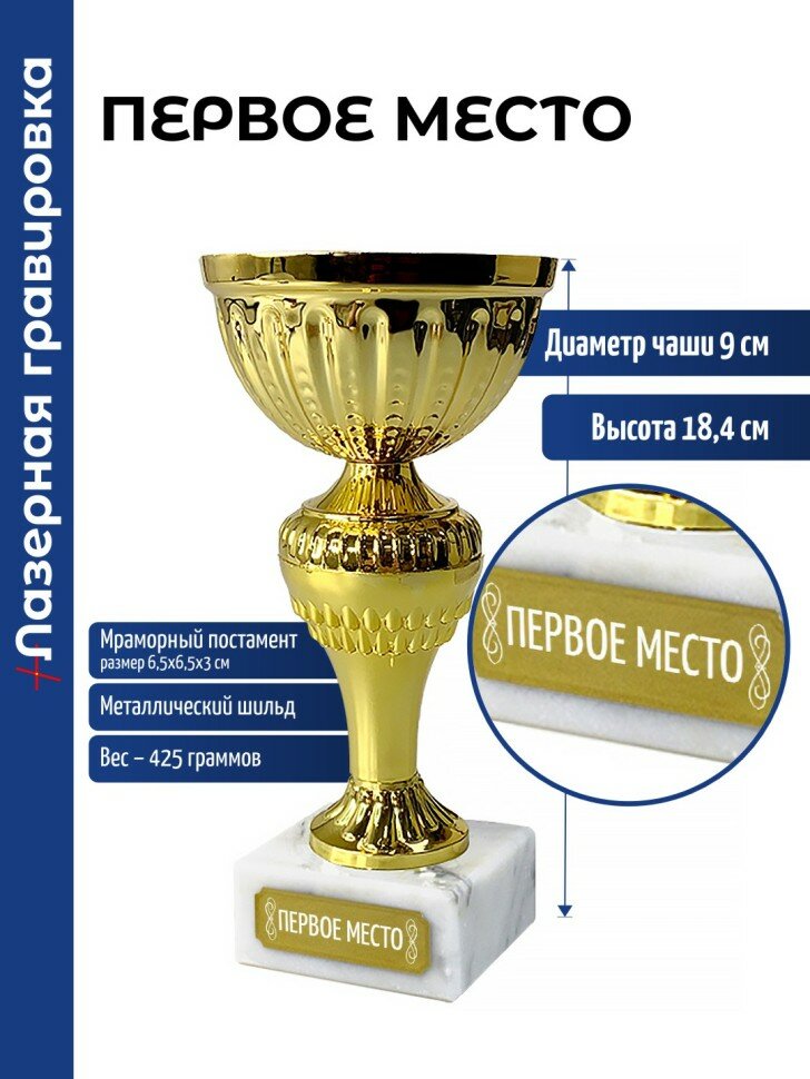 Кубок "Первое место" (18,4 см)