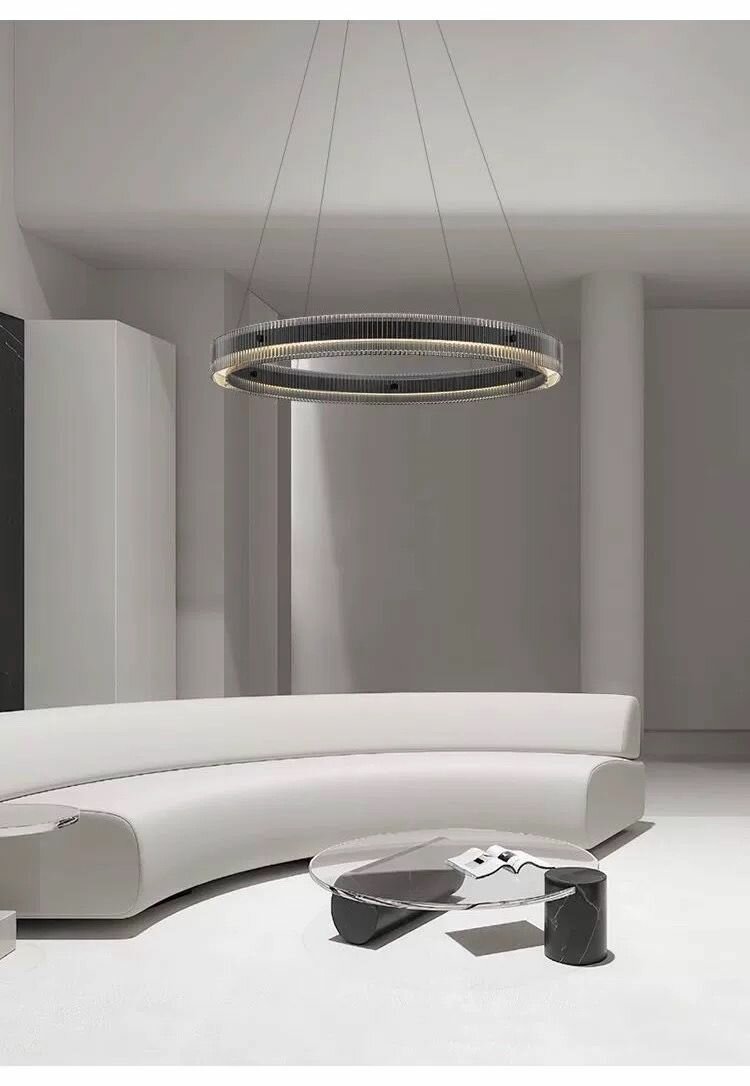 Cassina DD6 Современный минималистский потолочный светильник для кухни/гостиной/спальни и т. д. Матовый черный 400*400MM LED 50W