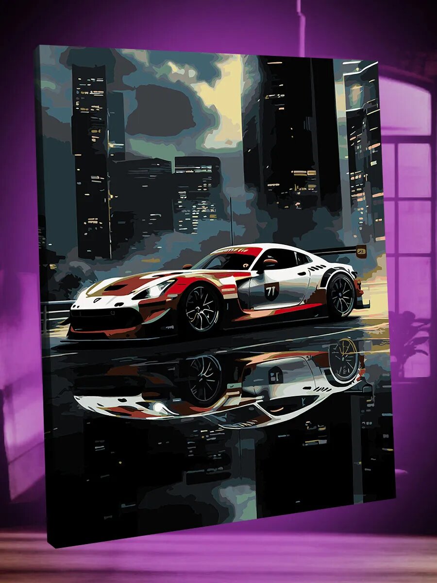 Картина по номерам Porsche